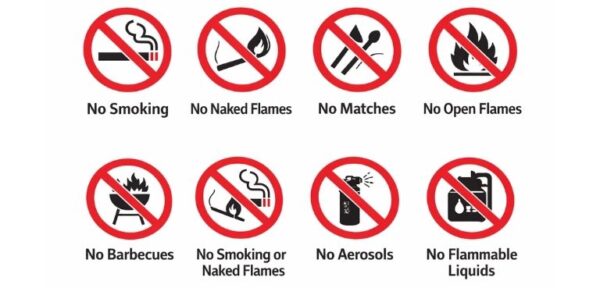 What Are Fire Prohibition Signs? Meanings, Colours and Types